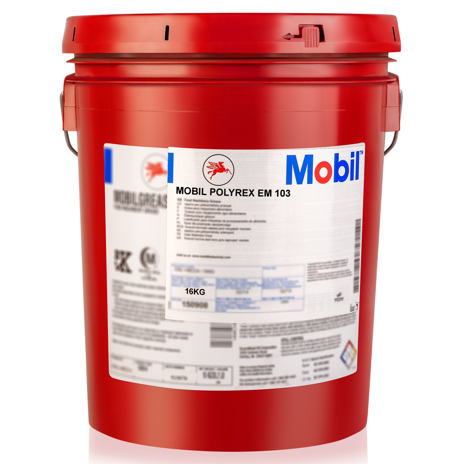 MOBIL POLYREX EM 103, 16KG/35,2LB - GA Lindberg